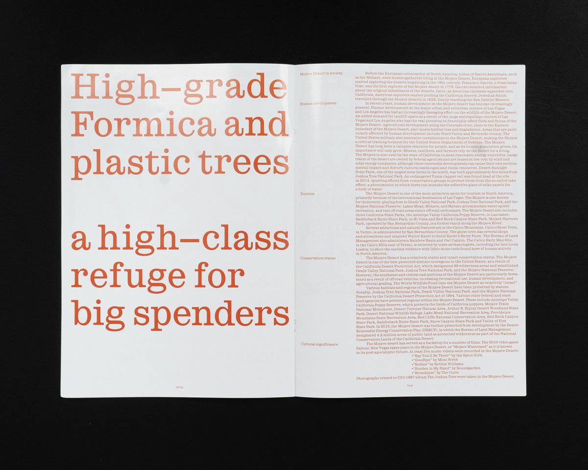 Type specimen - Projects - ECAL