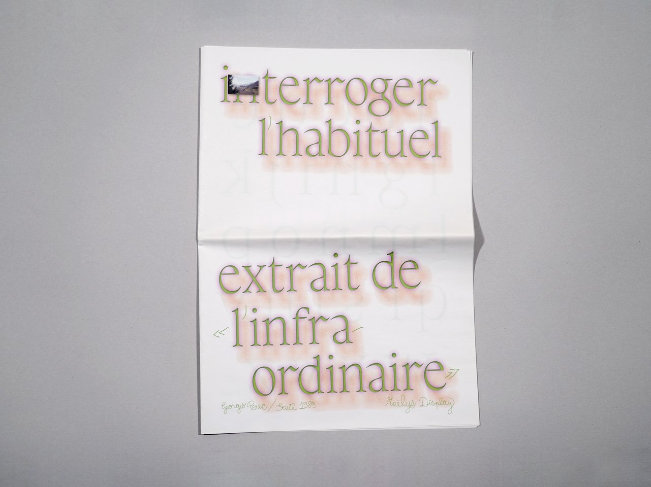 Type specimen - Projets - ECAL