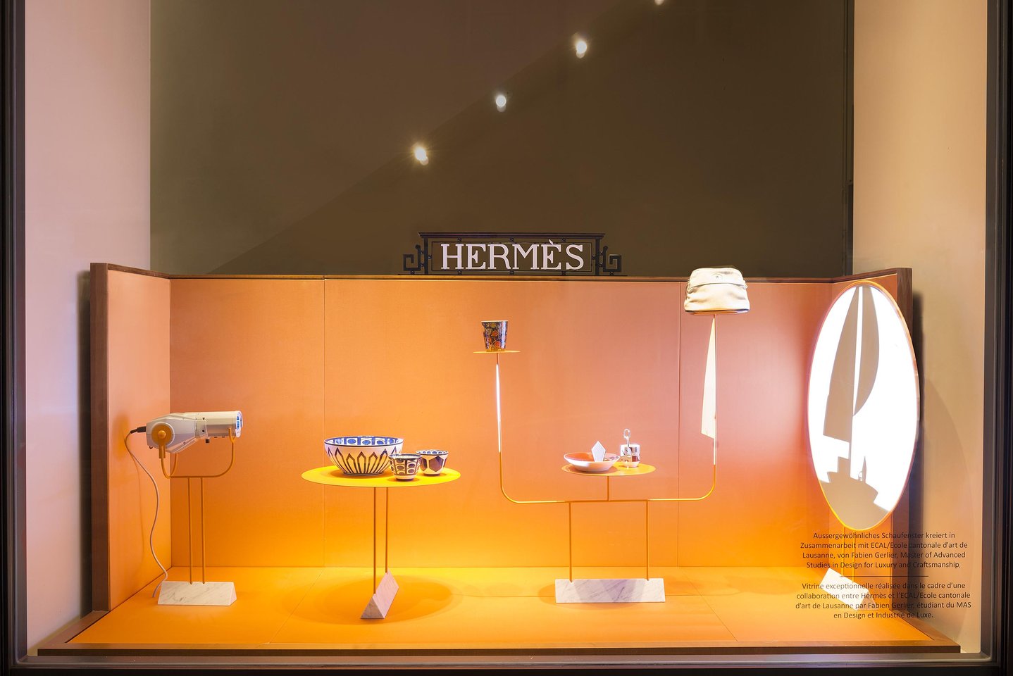 Collaboration with Hermès 2013 - Projects - ECAL