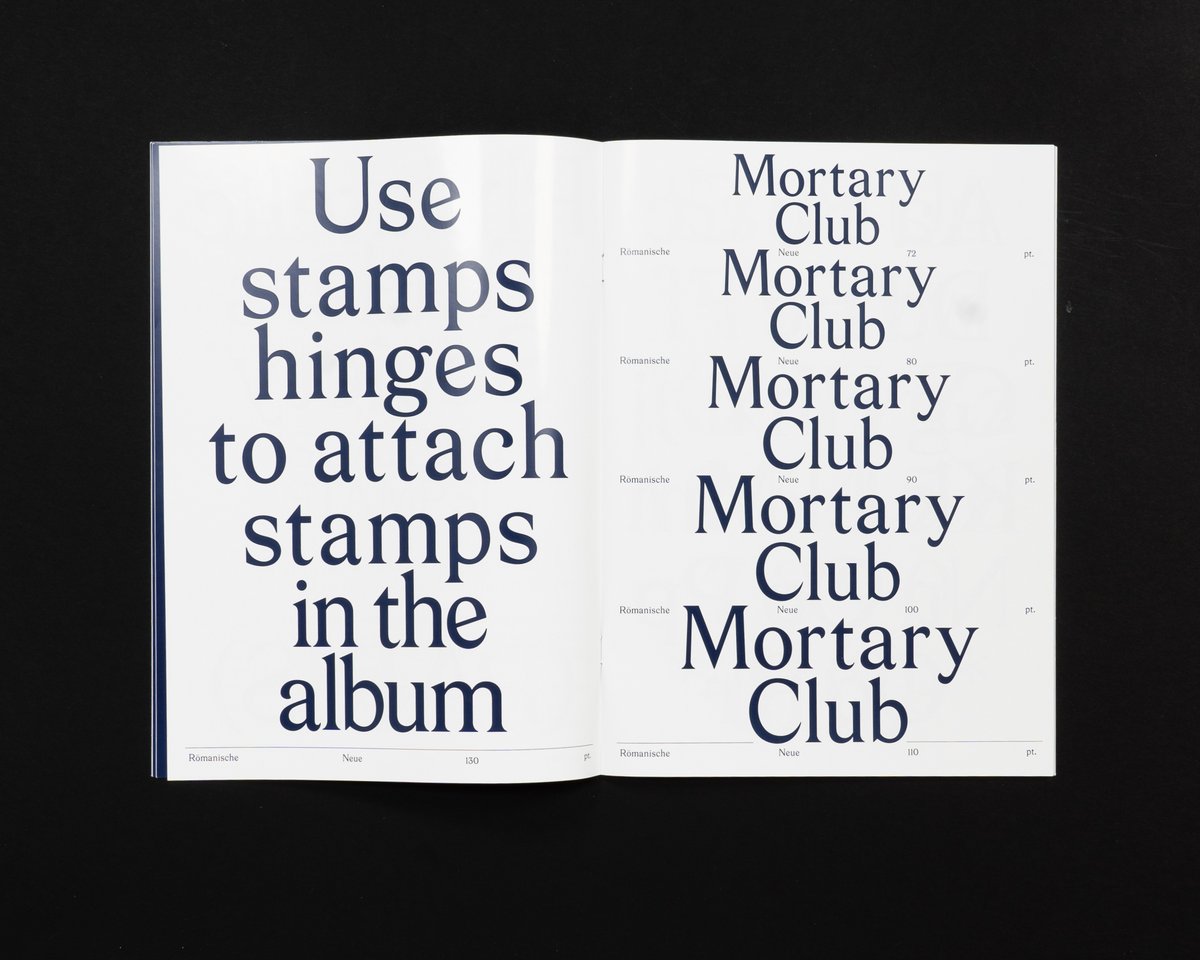 Type specimen - Projects - ECAL