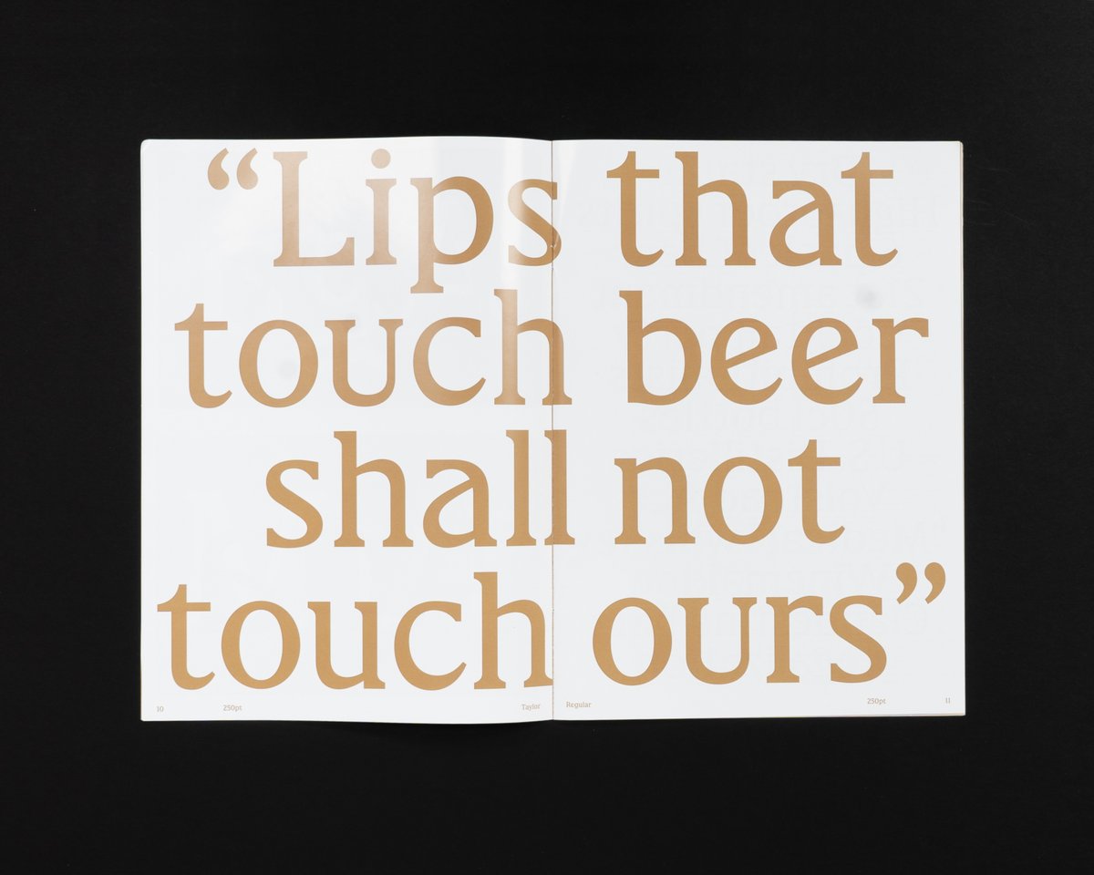 Type specimen - Projects - ECAL