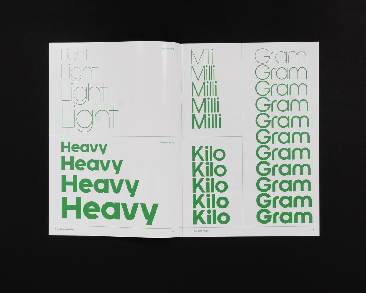 Type specimen - Projects - ECAL