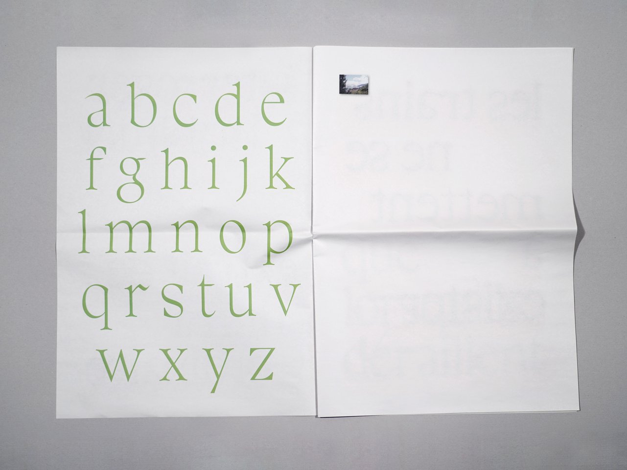Type specimen - Projets - ECAL
