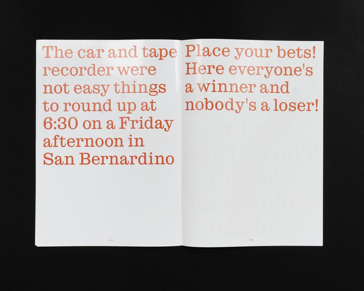 Type specimen - Projects - ECAL