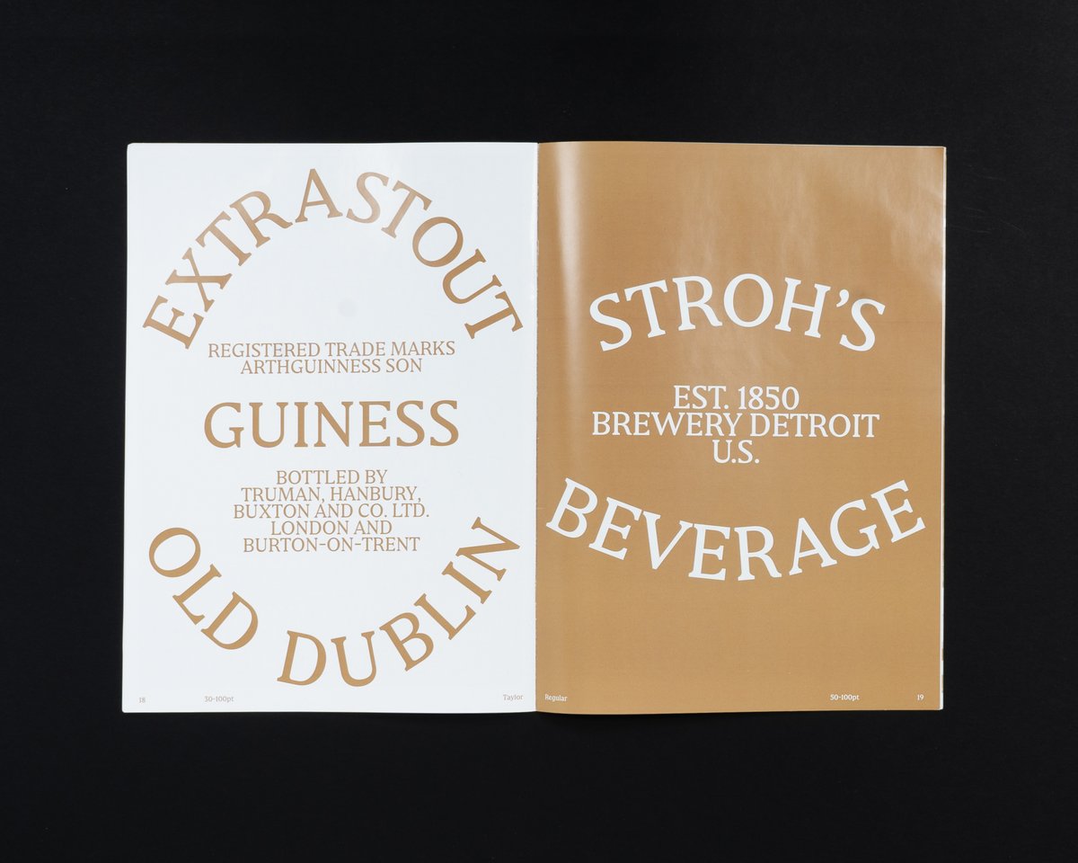 Type specimen - Projects - ECAL