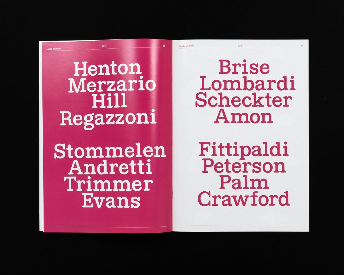 Type specimen - Projects - ECAL