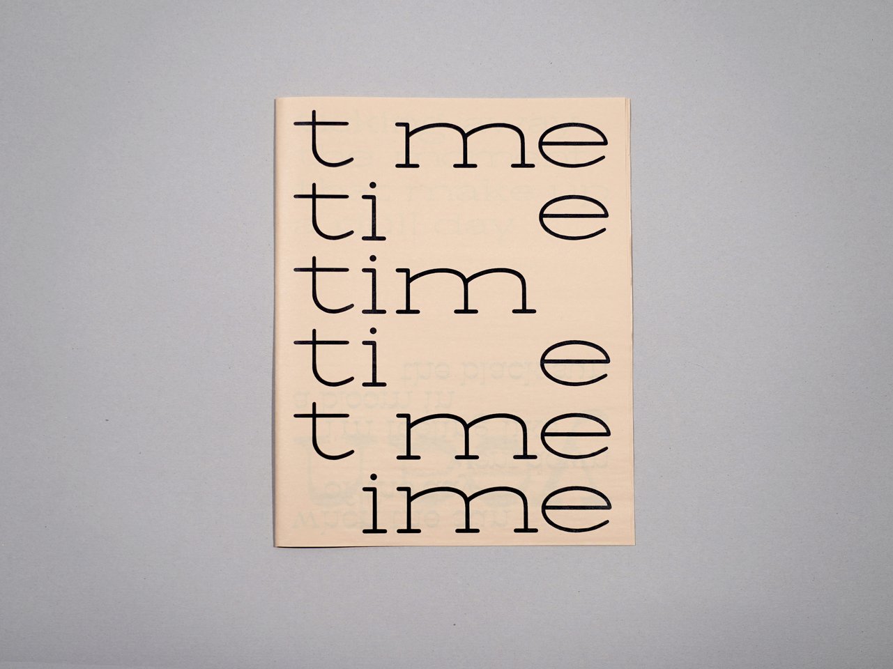 Type specimen - Projets - ECAL